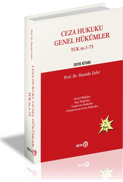 Ceza Hukuku Genel Hükümler TCK M-1-75