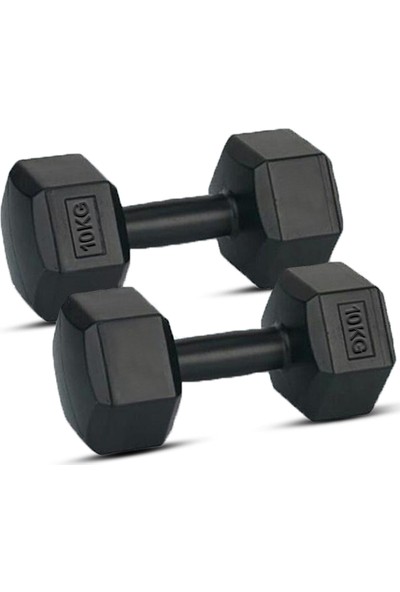 Borçinpor 10 kg Dambıl Çift Vinly Kaplama