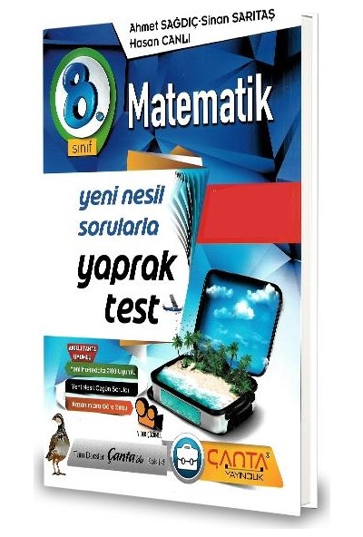Çanta 8.Sınıf Matematik Yaprak Test-2020 Ahmet Sağdıç - Sinan Sarıtaş Çanta 8.Sınıf Matematik Yaprak Test-2020 Ahmet Sağdıç - Sinan Sarıtaş