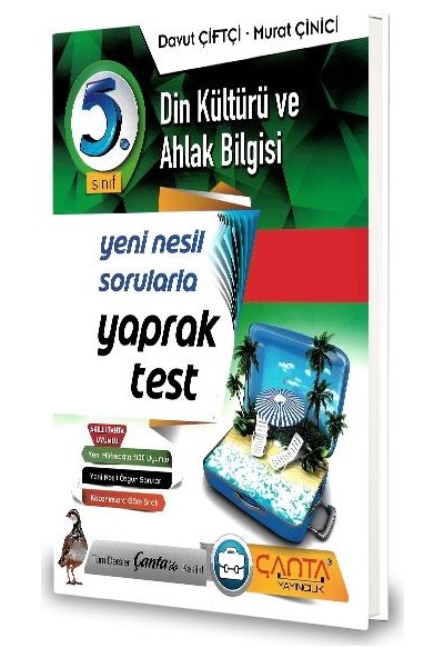 Çanta 5.Sınıf Din Kültürü Yaprak Test-2020 Davut Çiftçi - Murat Çinici Çanta 5.Sınıf Din Kültürü Yaprak Test-2020 Davut Çiftçi - Murat Çinici