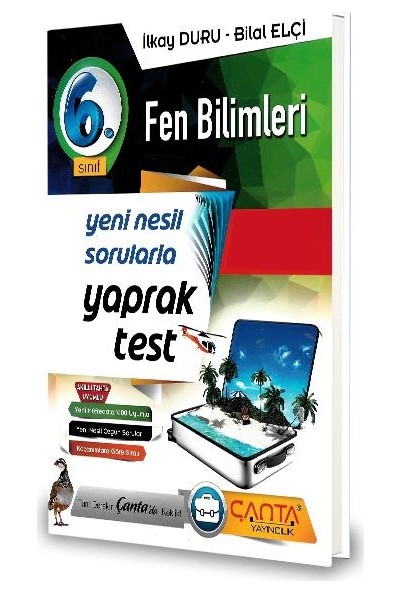 Çanta 6.Sınıf Fen Bilimleri Yaprak Test-2020 İlkay Duru - Bilal Elçi
