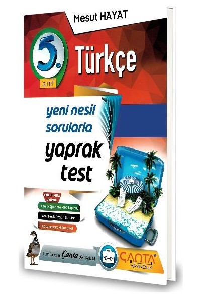Çanta 5.Sınıf Türkçe Yaprak Test-2020 Mesut Hayat Çanta 5.Sınıf Türkçe Yaprak Test-2020 Mesut Hayat