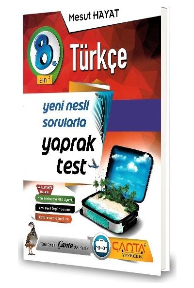 Çanta 8.Sınıf Türkçe Yaprak Test-2020 Mesut Hayat Çanta 8.Sınıf Türkçe Yaprak Test-2020 Mesut Hayat
