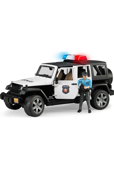 Bruder Jeep Wrangler U.R Polis Aracı Ve Memur - BR02526
