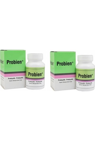 Probien Probiyotik Prebiyotik Sinbiyotik 30 Kapsül 2 Adet Probien Probiyotik Prebiyotik Sinbiyotik 30 Kapsül 2 Adet