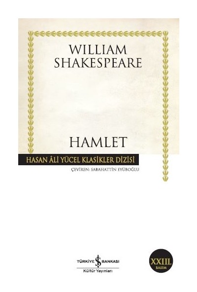 Hamlet (Ciltsiz) - William Shakespeare Hamlet (Ciltsiz) - William Shakespeare