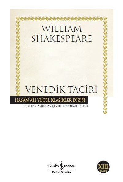 Venedik Taciri (Ciltsiz) - William Shakespeare