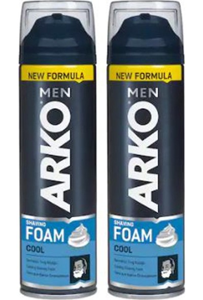Arko Men Tıraş Köpüğü Cool 200 ml 2'li
