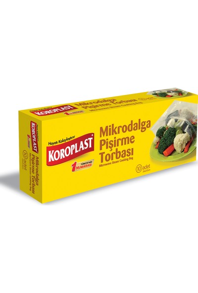 Koroplast Mikrodalga Pişirme Torbası 10'lu