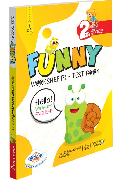 Öğretmen Evde Yayınları 2. Sınıf Funny Worksheets & Test / Activity Book Öğretmen Evde Yayınları 2. Sınıf Funny Worksheets & Test / Activity Book