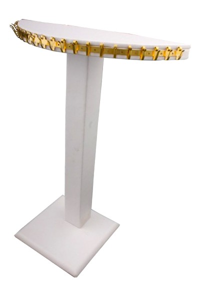 Aydın Dekor Ay Model Deri Beyaz Takı Dekor Standı (Aydindecor) Aydın Dekor Ay Model Deri Beyaz Takı Dekor Standı (Aydindecor)