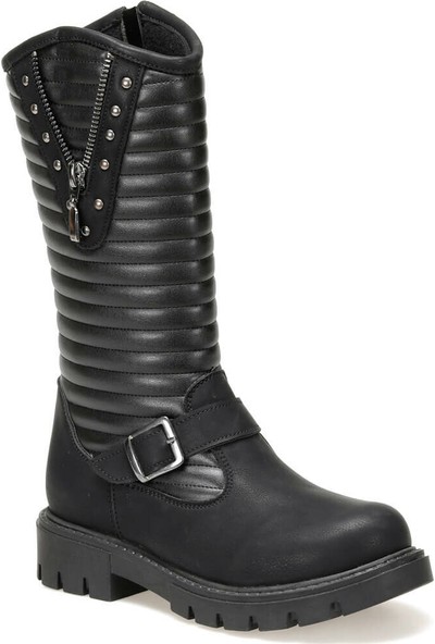 Seventeen Molıta.19W Siyah Kız Çocuk Basic Casual Çizme