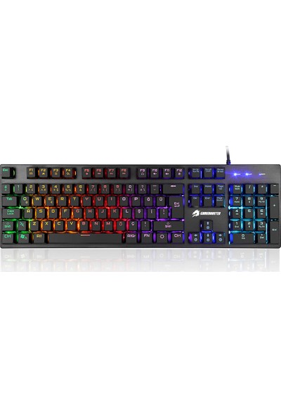 GameBooster G76K Attack Rainbow Aydınlatmalı Semi-Mechanical Oyun Klavyesi (GB-G76K) GameBooster G76K Attack Rainbow Aydınlatmalı Semi-Mechanical Oyun Klavyesi (GB-G76K)