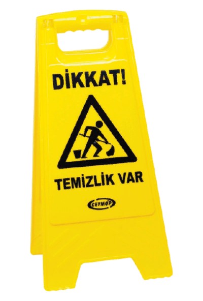 Ceymop İkaz Levhası Temizlik Var