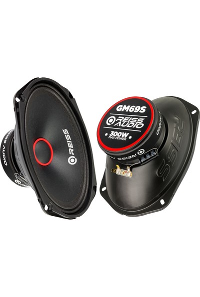 Reiss Audi̇o Oto Midrange Oval Hoparlör Rs-Gm69S 300W Max 6X9 2 Adet Takım Reiss Audi̇o Oto Midrange Oval Hoparlör Rs-Gm69S 300W Max 6X9 2 Adet Takım