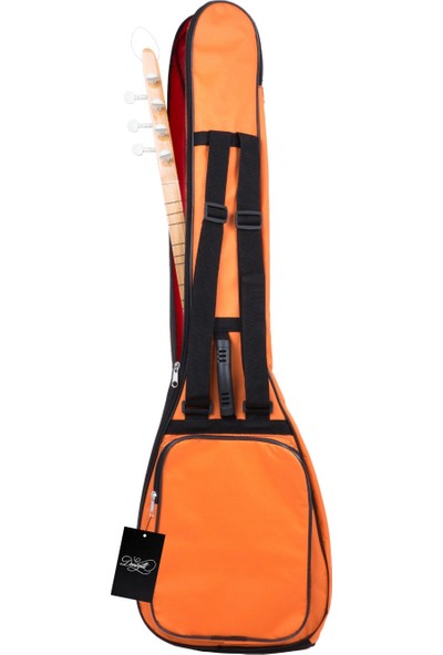 Donizetti Renkli Bağlama Saz Kılıfı Taşıma Çantası Orange