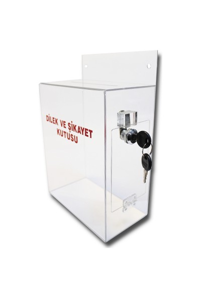 Kıraç Pleksi Istek Öneri Dilek Şikeyet Kutusu Büyük Boy