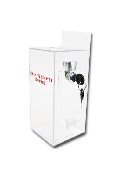 Kıraç Pleksi Istek Öneri Dilek Şikeyet Kutusu Küçük Boy Kıraç Pleksi Istek Öneri Dilek Şikeyet Kutusu Küçük Boy