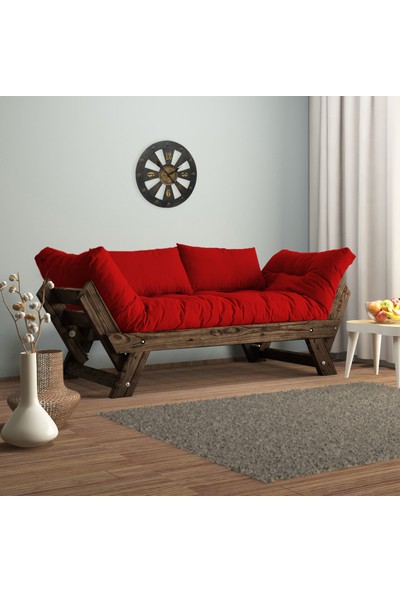 Woodesk Adalar Modern Ceviz Renk Ahşap Kanepe CPT8114-210 Woodesk Adalar Modern Ceviz Renk Ahşap Kanepe CPT8114-210