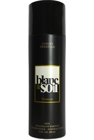 Luxury Prestige Blanc De Soil Parfüm Deodorant 200 ml