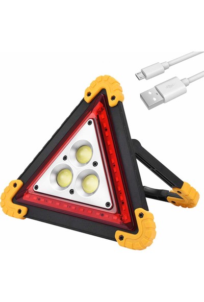 My Wory Reflektör / Fener Üçgen 3 Ledli Çakarlı Şarj Edilebilir Pilli My Wory Reflektör / Fener Üçgen 3 Ledli Çakarlı Şarj Edilebilir Pilli