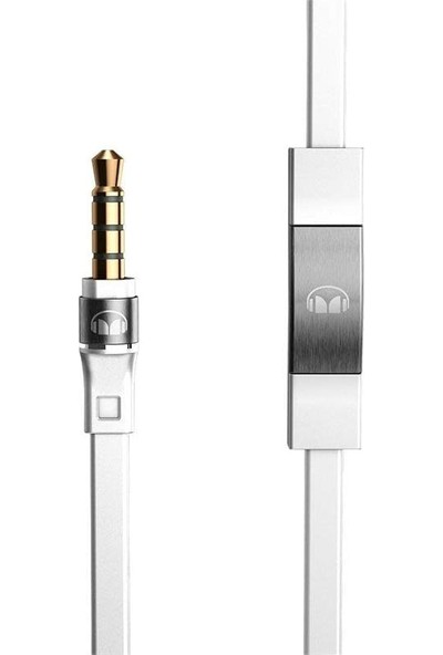 Monster Aux Ve Kulaklık Kablosu Mikrofonlu(3.5Mm Jak)-Beyaz Monster Aux Ve Kulaklık Kablosu Mikrofonlu(3.5Mm Jak)-Beyaz