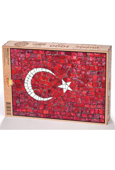 King Of Puzzle Bayrak Mozaik Ahşap Puzzle 1000 Parça (TR05-M) King Of Puzzle Bayrak Mozaik Ahşap Puzzle 1000 Parça (TR05-M)
