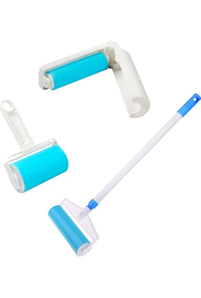 Schticky Yıkanabilir Kedi Köpek Tüy ve Toz Toplama Rulosu Set (3 Parça) Schticky Yıkanabilir Kedi Köpek Tüy ve Toz Toplama Rulosu Set (3 Parça)