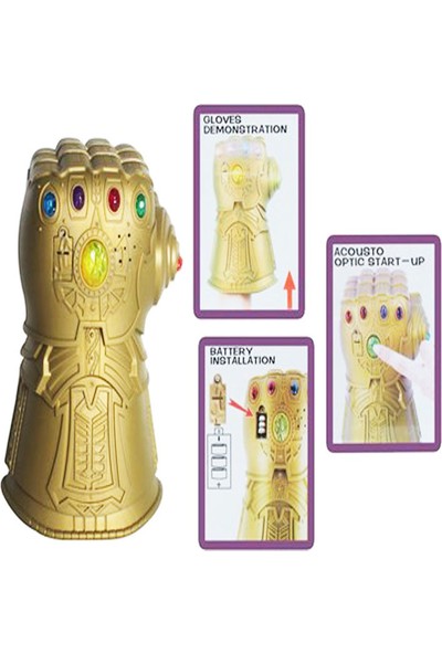 Avengers Thanos Eldiven Oyuncak Yenilmezler War Endgame Thanos Gauntlet Avengers Thanos Eldiven Oyuncak Yenilmezler War Endgame Thanos Gauntlet