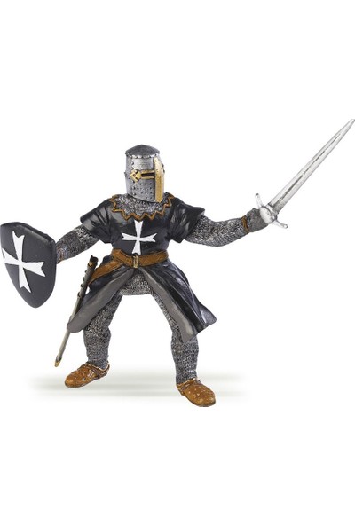 Papo Siyah Haçlı Şövalye Figürü 39938 Papo Siyah Haçlı Şövalye Figürü 39938