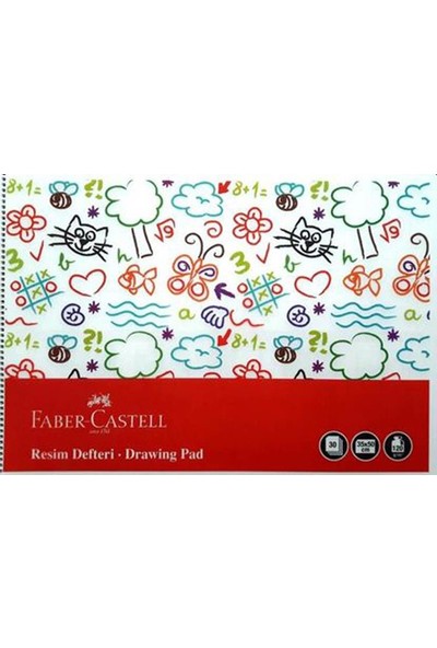Faber-Castell 35 x 50 cm Pp Kapak Eğlenceli Resim Defteri 30 Yaprak Faber-Castell 35 x 50 cm Pp Kapak Eğlenceli Resim Defteri 30 Yaprak