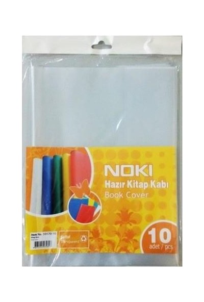 Noki Hazır Yapışkanlı Kitap Kabı Şeffaf 10 Lu 60170-10 Noki Hazır Yapışkanlı Kitap Kabı Şeffaf 10 Lu 60170-10