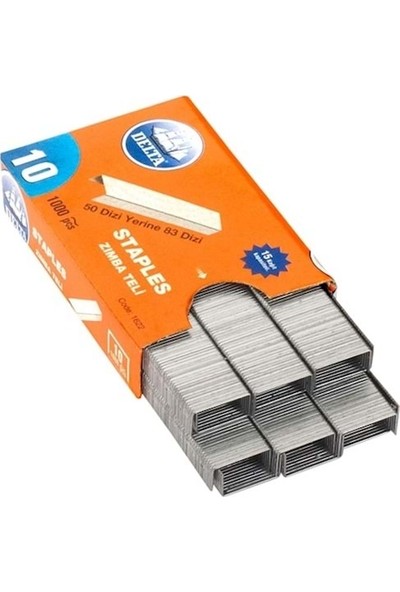 Delta No:10 Zımba Teli 1000'LI 3 Adet