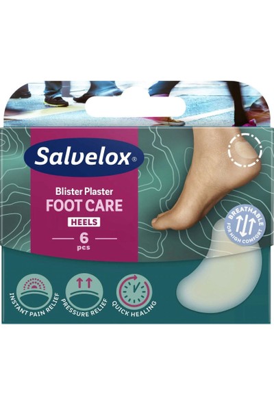 Salvelox Foot Care - Topuk Yara Bandı 6 Adet Salvelox Foot Care - Topuk Yara Bandı 6 Adet