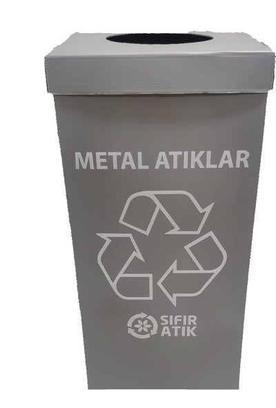 Nok Baskılı 3 Yön Geri Dönüşüm Kutusu Nok Baskılı 3 Yön Geri Dönüşüm Kutusu