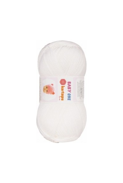 Kartopu Baby One Bebek Yünü Örgü Ipi %100 Akrilik | Beyaz 10