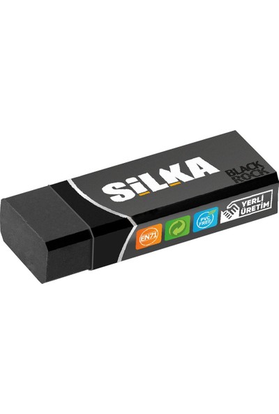 Silka Sg.4 Black Rock Silgi 20'li Paket(Siyah) Silka Sg.4 Black Rock Silgi 20'li Paket(Siyah)