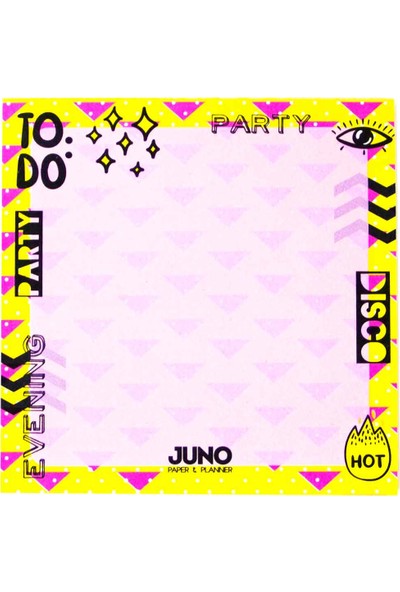 Juno Paper Masaüstü Planlayıcı 10 x 10 Bloknot / Party