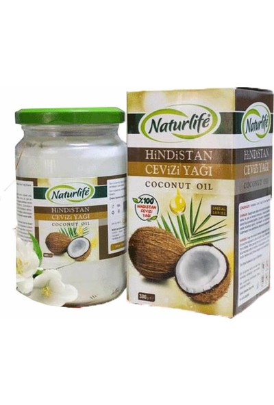 Naturlife Hindistan Cevizi Yağı %100 Doğal Soğuk Sıkım Cocos Nucifera Coconut Oil Naturlife Hindistan Cevizi Yağı %100 Doğal Soğuk Sıkım Cocos Nucifera Coconut Oil