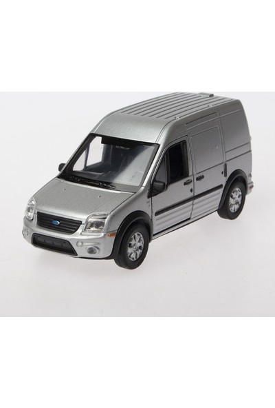 Welly 1:36 Diecast Çek-Bırak Ford Transit Connect -Gri