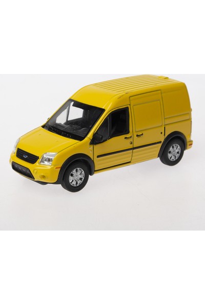 Welly 1:36 Diecast Çek-Bırak Ford Transit Connect -Sarı