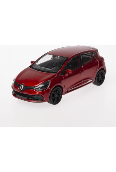 Welly 1:36 Ölçek Diecast Çek-Bırak Renault Clio Rs -Kırmızı
