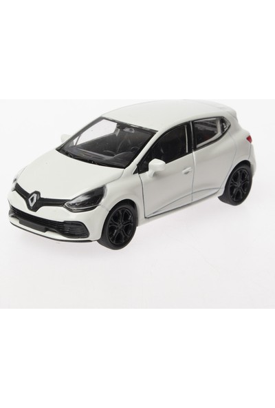 Welly 1:36 Ölçek Diecast Çek-Bırak Renault Clio Rs - Beyaz