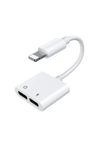 Aktif Aksesuar Joyroom iPhone Lightning 2in1 Şarj Kulaklık Dönüştürücü Jack Adaptör Aktif Aksesuar Joyroom iPhone Lightning 2in1 Şarj Kulaklık Dönüştürücü Jack Adaptör