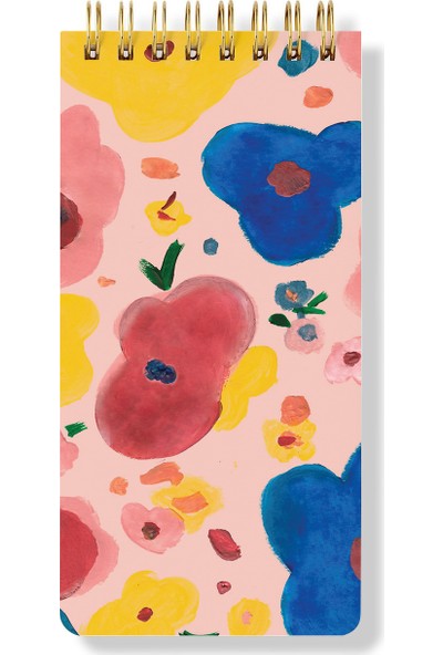 Fabooks Çiçekli Spiral Bloknot