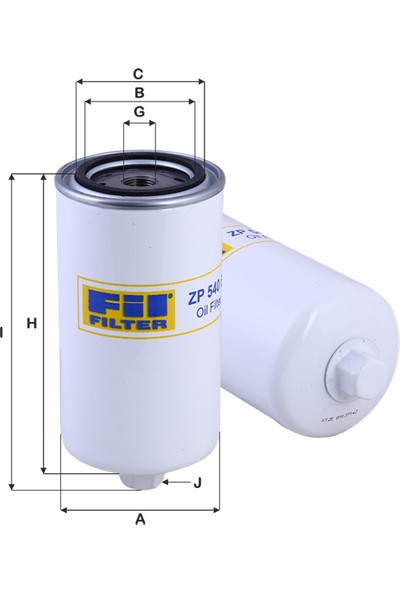 Real Filter Vw Transporter T4 2.4D-2.5Tdi (1990-2003) Yağ Filtresi-074115561-W950/4-Oc105