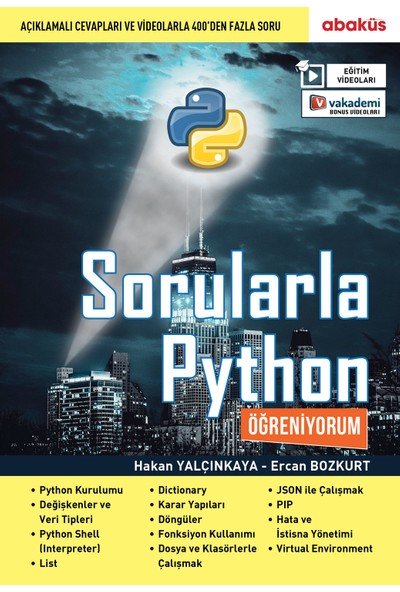 Sorularla Python (Eğitim Videolu) Sorularla Python (Eğitim Videolu)