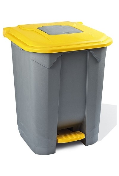 Planet Planet Konteyner Çöp Kovası 100 lt Tekerlekli Sarı