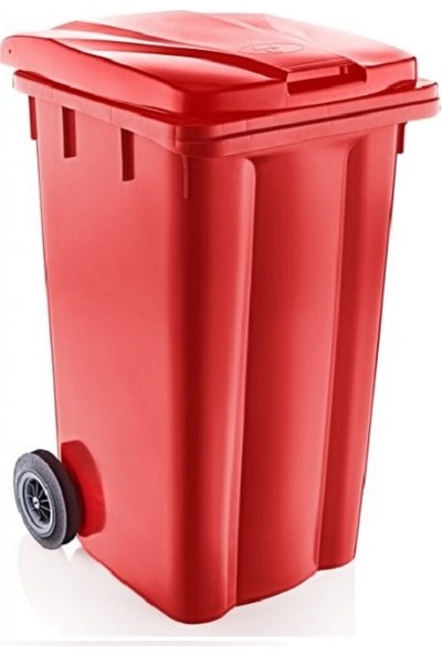 Şenyayla Çöp Kovası Bahçe Çöp Konteyneri 240 lt Kırmızı Şenyayla Çöp Kovası Bahçe Çöp Konteyneri 240 lt Kırmızı
