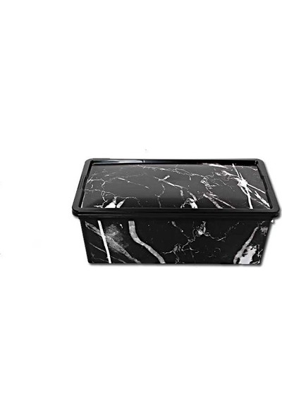 Trend Box Black Marble- Dekoratif Saklama Kutusu 5 Litre Trend Box Black Marble- Dekoratif Saklama Kutusu 5 Litre